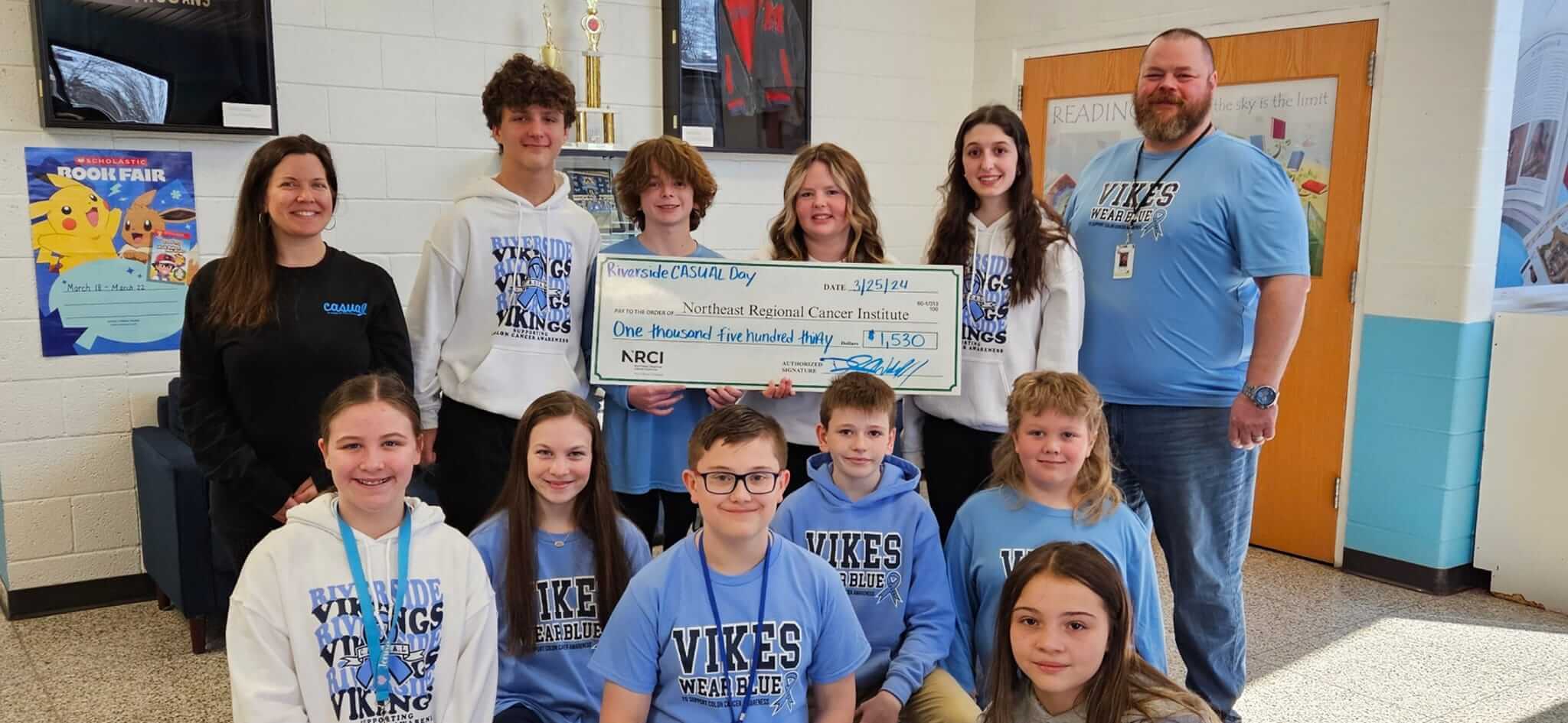 Riverside School District Raises $1,530 for Northeast Regional Cancer ...